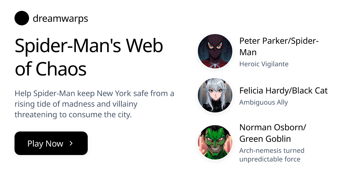 Spider-Man's Web of Chaos | dreamwarps.com
